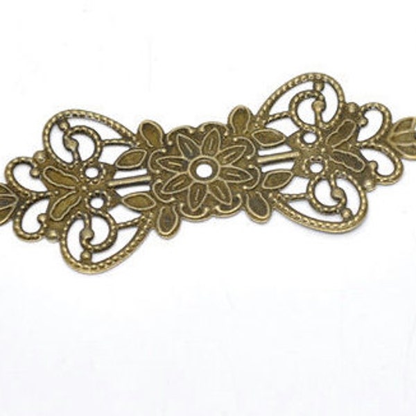 Bronze Tone Filigree - Etsy