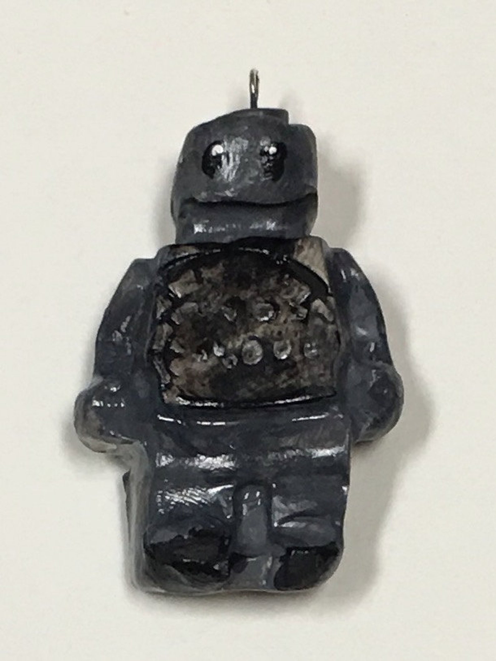1 Handmade Clay Robot Bead Drop Jewelry Craft Supplies - Etsy