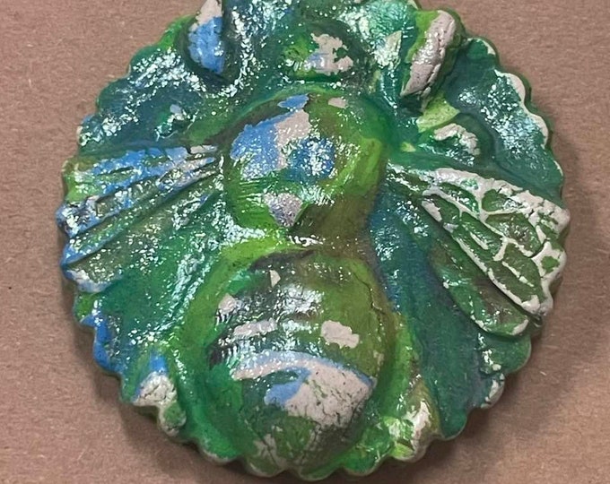 Large Clay Bee or House Fly Tile Relic Cab OOAK Handmade Cabochon ...