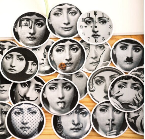 Face Head Pictures Stickers Die Cut Quantity: 22 Pieces Round | Etsy