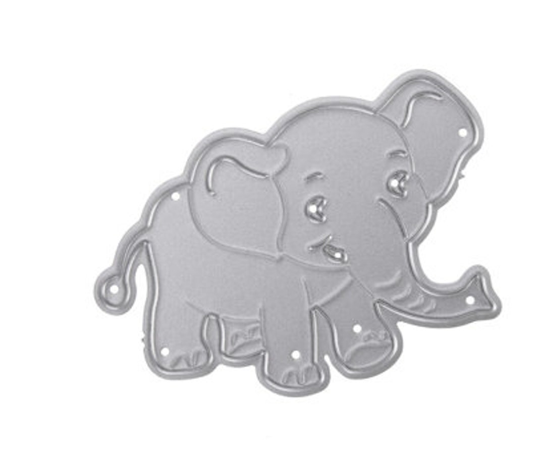 Baby Elephant Metal Cutting Dies Cut Die Mold Scrapbook Paper Craft ...