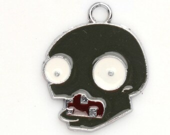 Zombie Gas Mask Charms Body Parts Apocalypse Metal Jewelry - Etsy