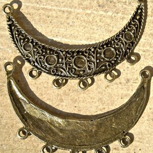 Large Necklace Blank Pendant Drop Finding Connector 7 Hole - Etsy