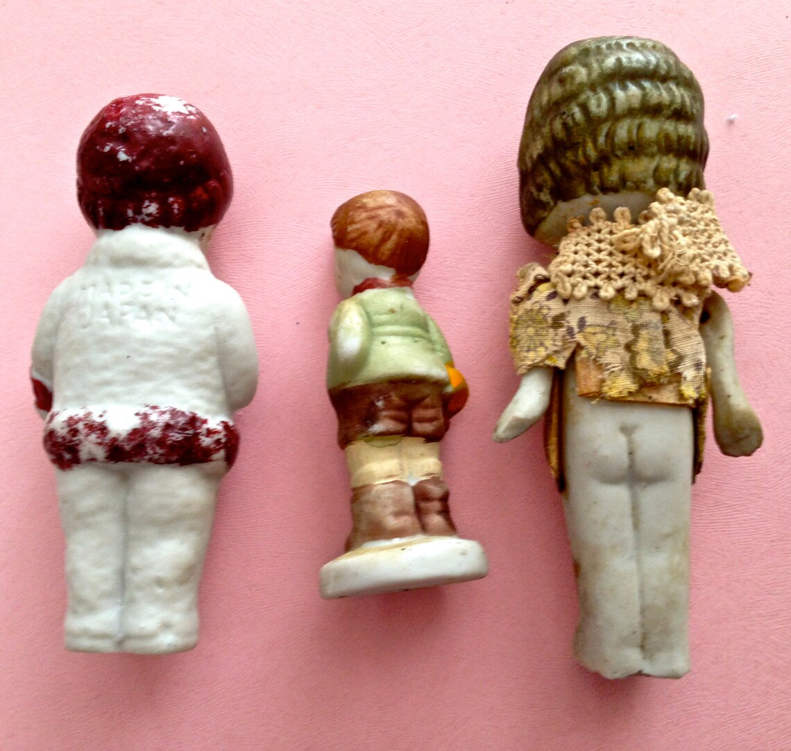 Frozen Charlotte Doll Bisque Miniature Bugle Boy Vintage - Etsy