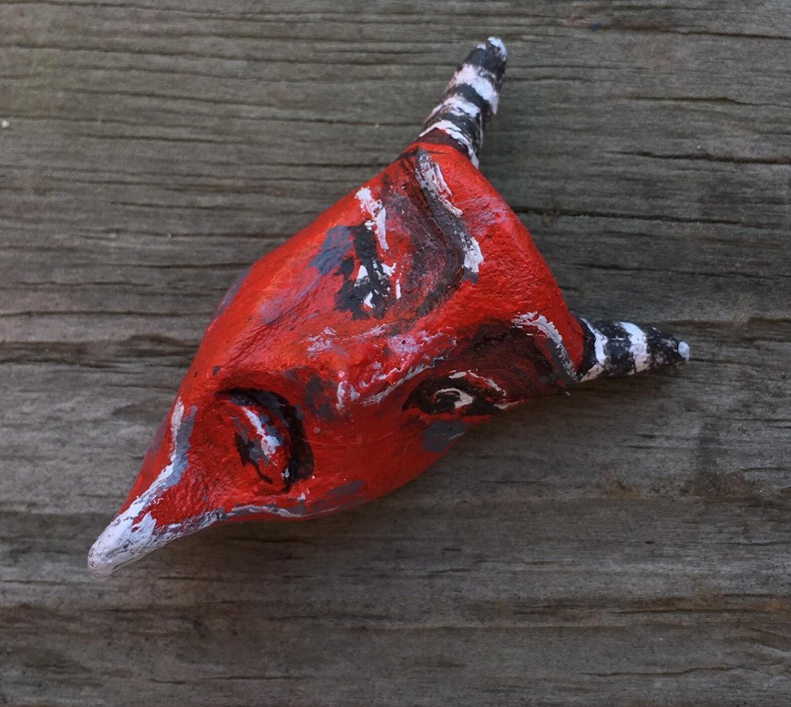 Devil Halloween Ceramic Clay Face Doll Parts Handmade Cabochon - Etsy