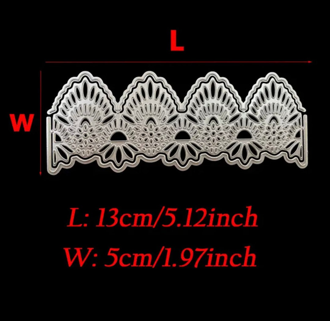 Die Cut Lace Edge Metal Cutting Dies Scrapbook Paper Craft DIY Cut ...