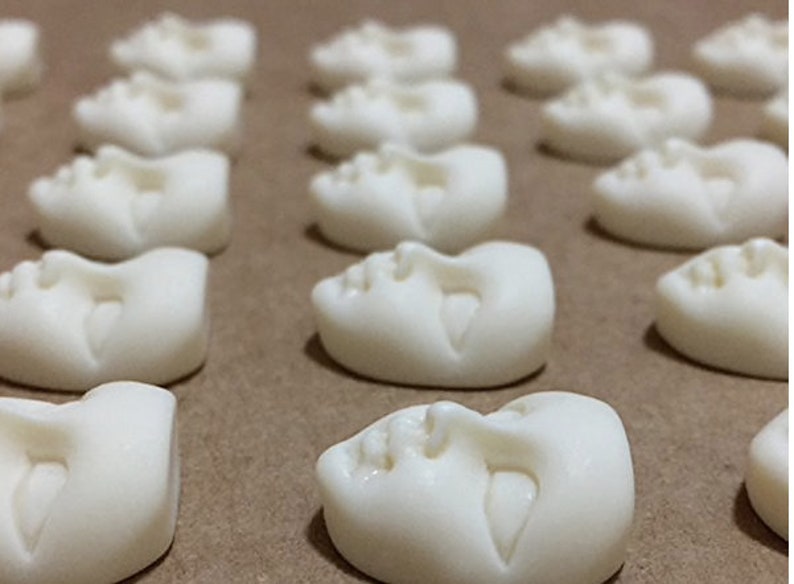 5 Small Resin Faces Cabochons Mask Fallback. Girl Woman Diy | Etsy