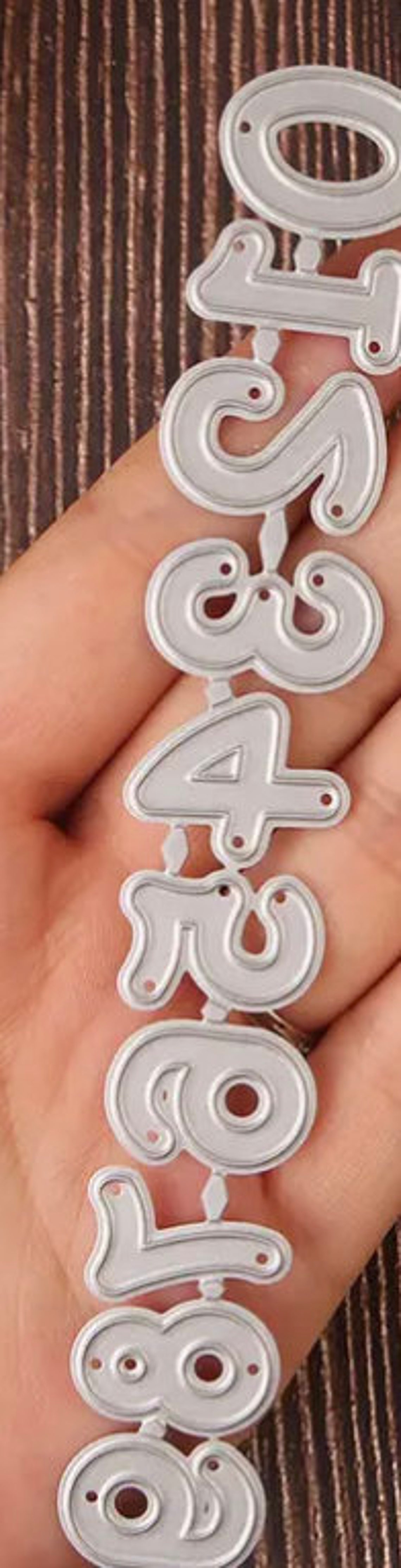Die Cut Numbers Metal Cutting Dies Cut Die Small Paper Cutter Tool ...
