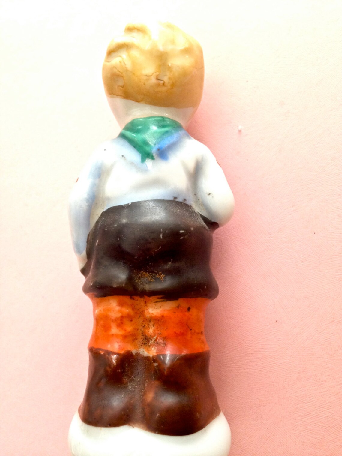 German Bugle Boy Figurine Vintage Made in Japan Bisque - Etsy