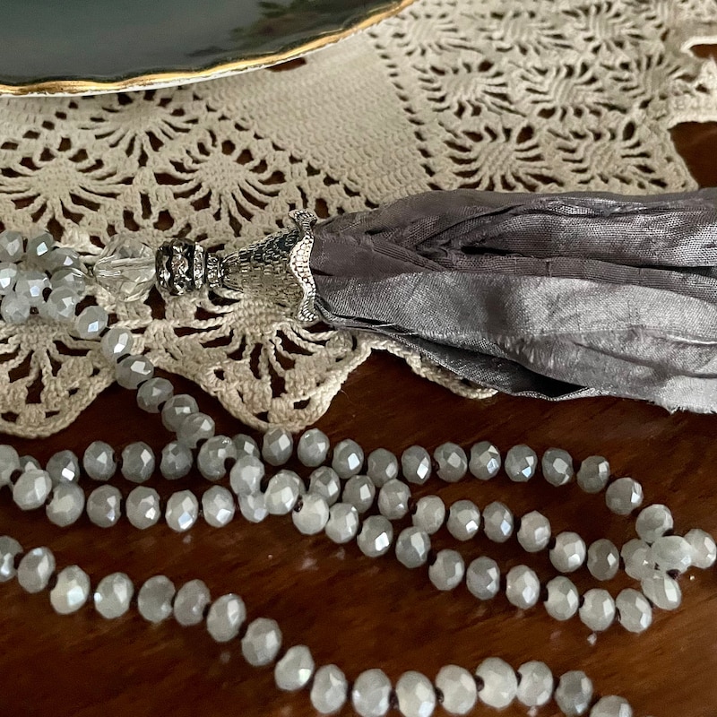 Sari Ribbon Necklace - Etsy