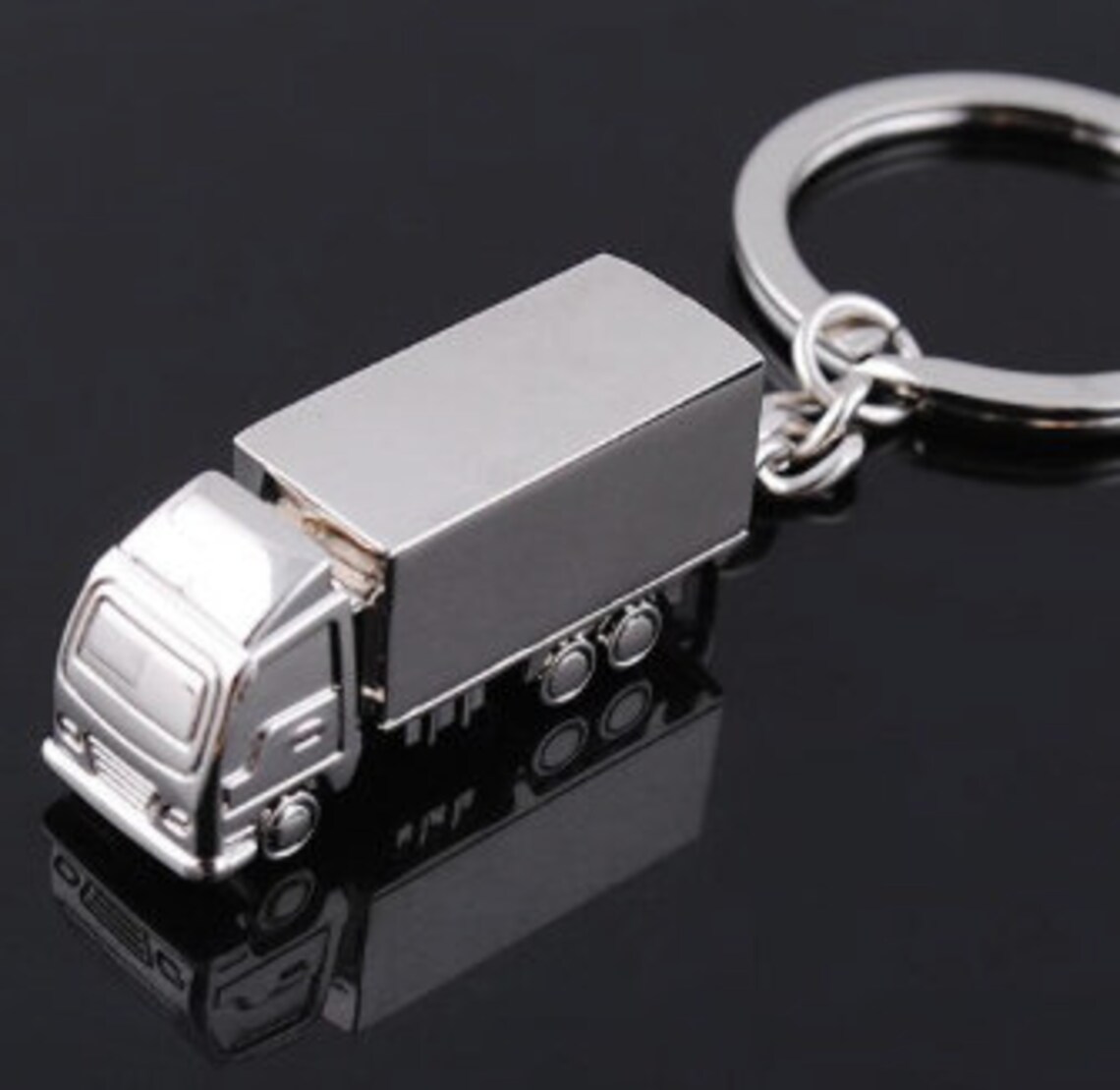 Semi Truck Keychain Key Ring Keyring Key Ring Chain Trucker - Etsy