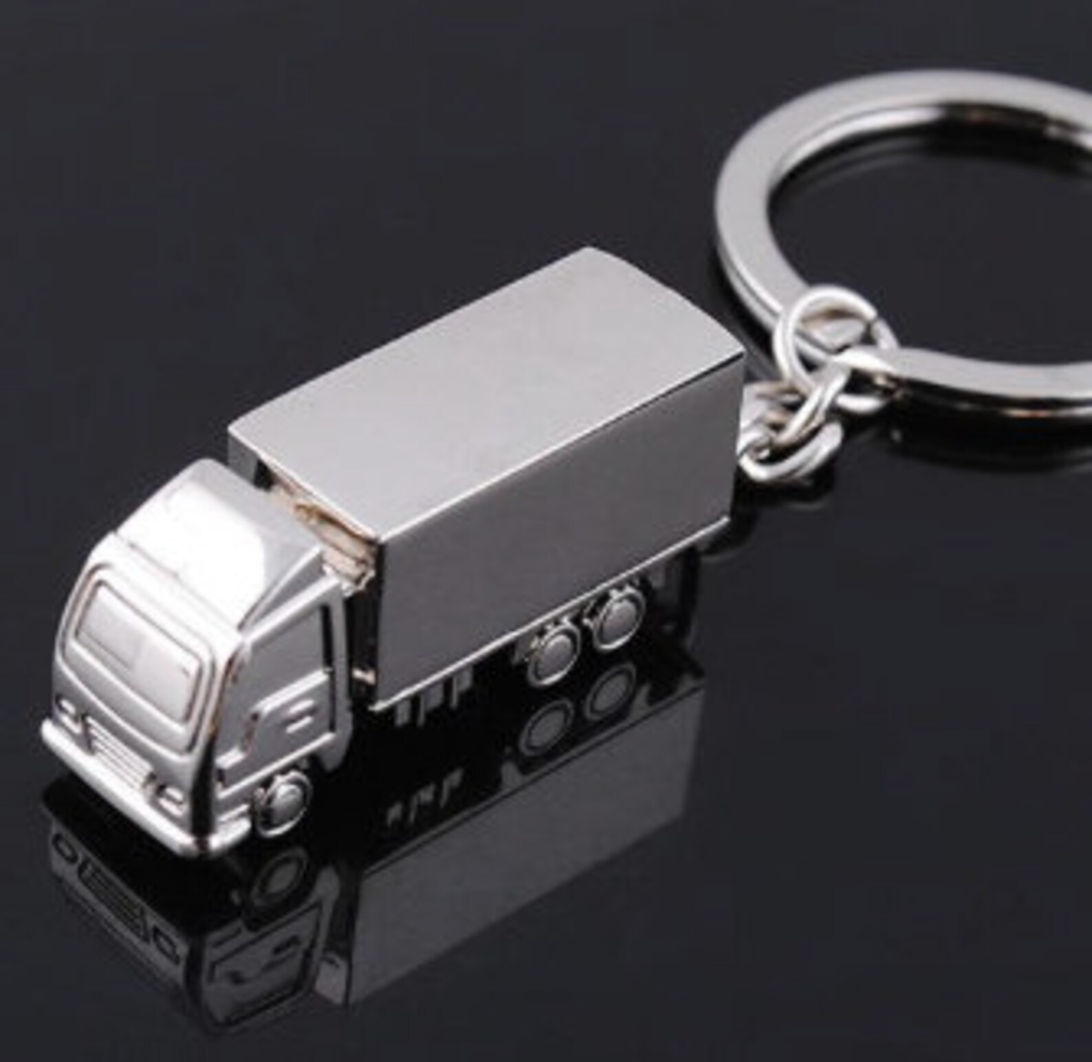 Semi Truck Keychain Key Ring Keyring Key Ring Chain Trucker - Etsy