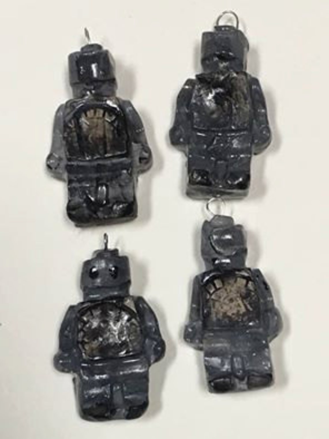 1 Handmade Clay Robot Bead Drop Jewelry Craft Supplies Handmade Clay ...