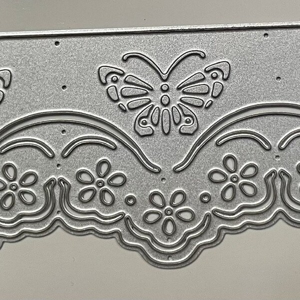 Butterfly Edge Border Die Cut - Etsy