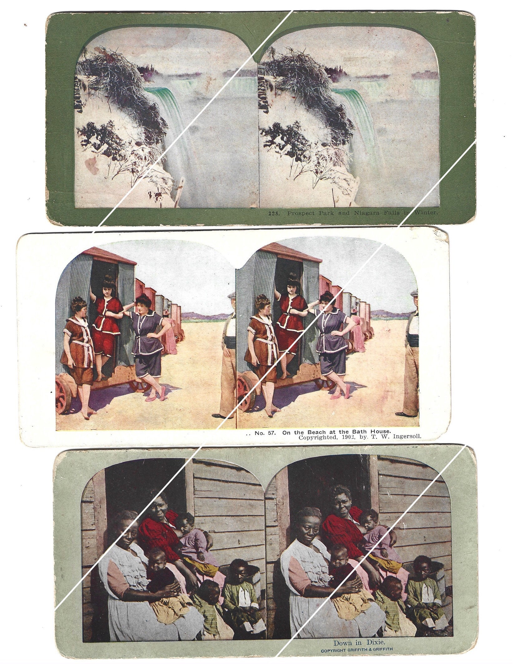 Vintage Digital Art Stereoscope Viewer Cards Junk Journaling Greeting ...