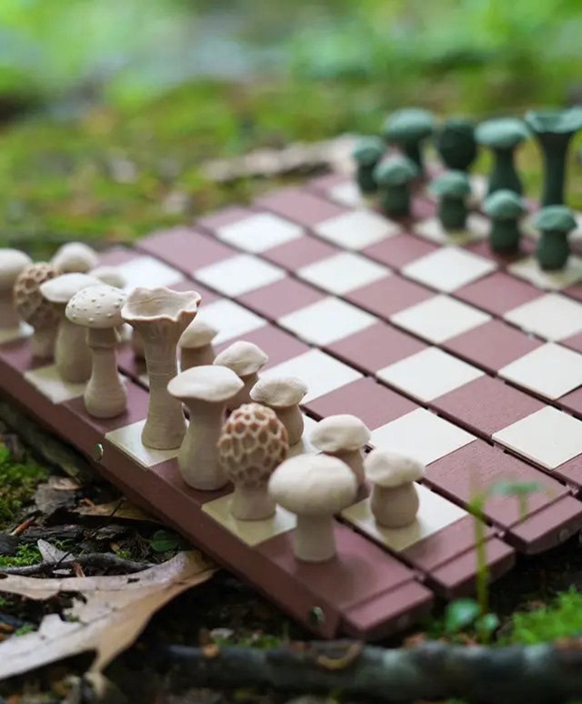Forest-themed Roll-up Chess Board - Etsy
