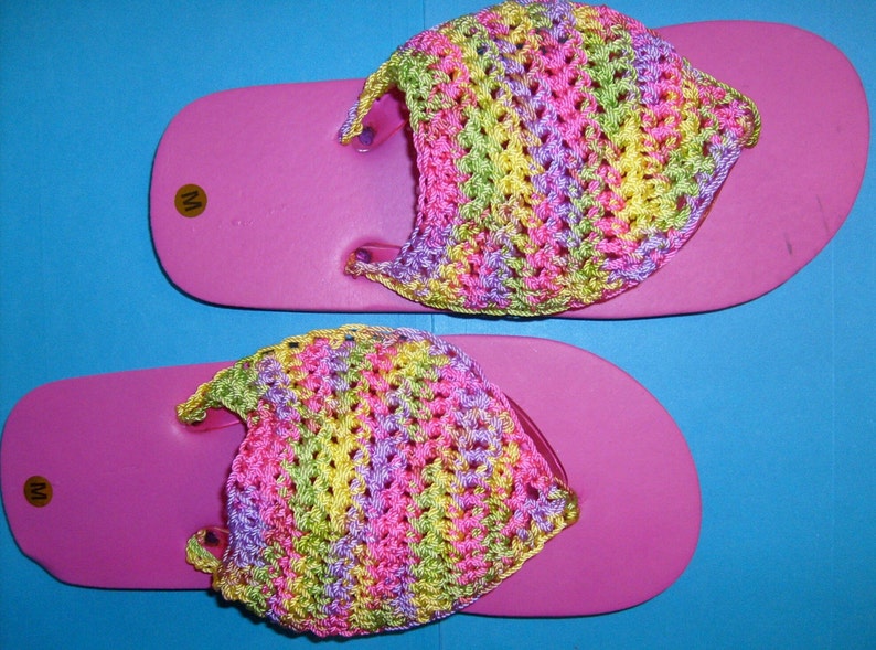 Flip Flop Topper Crochet Pattern - Etsy