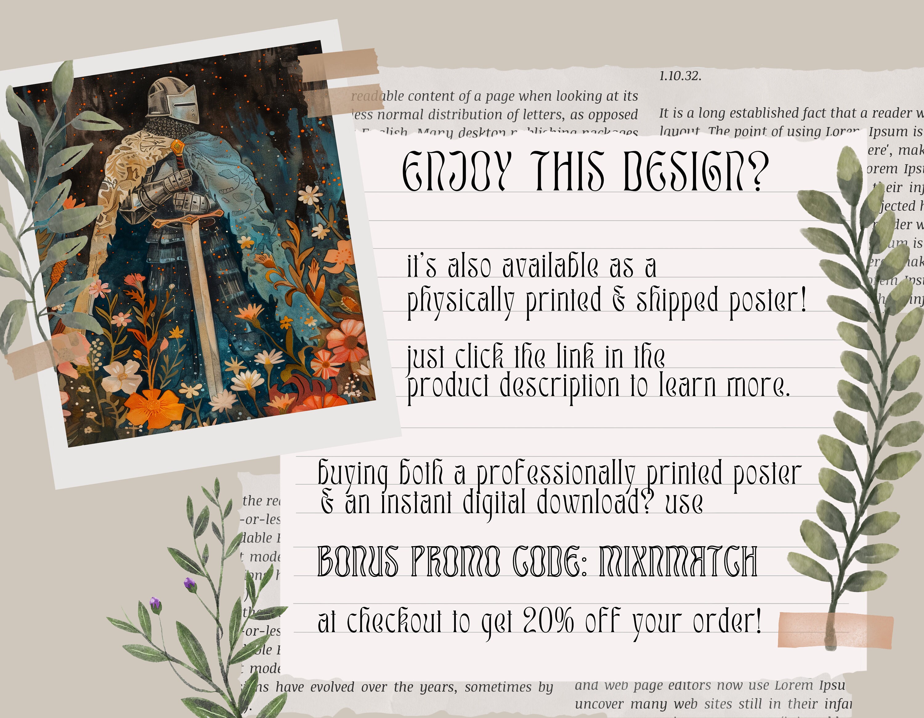 Medieval Knight Art Print Knightcore Fantasy Art Fantasy Sword ...