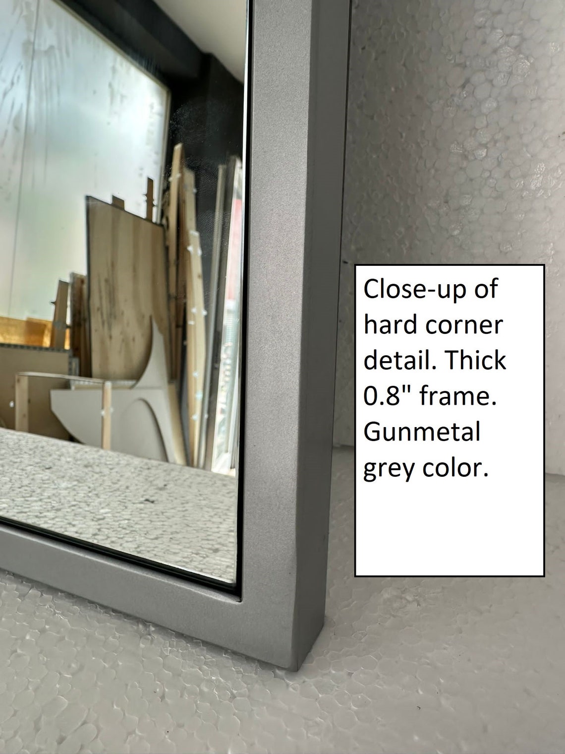 Ceiling-mounted Round Bathroom Mirror, Ceiling Suspended Circular ...