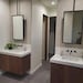 Ceiling Mount Rectangular Bathroom Mirror | Ceiling Suspended Modern ...