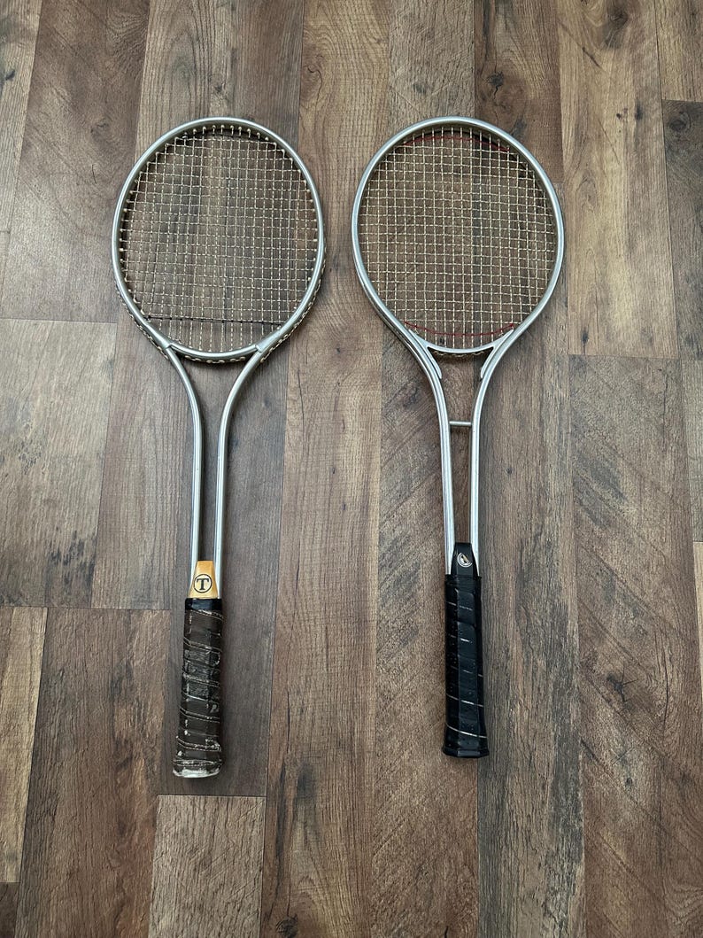 Vintage Model T Aluminum Tennis Racquet Racket Lot of 2 - Etsy