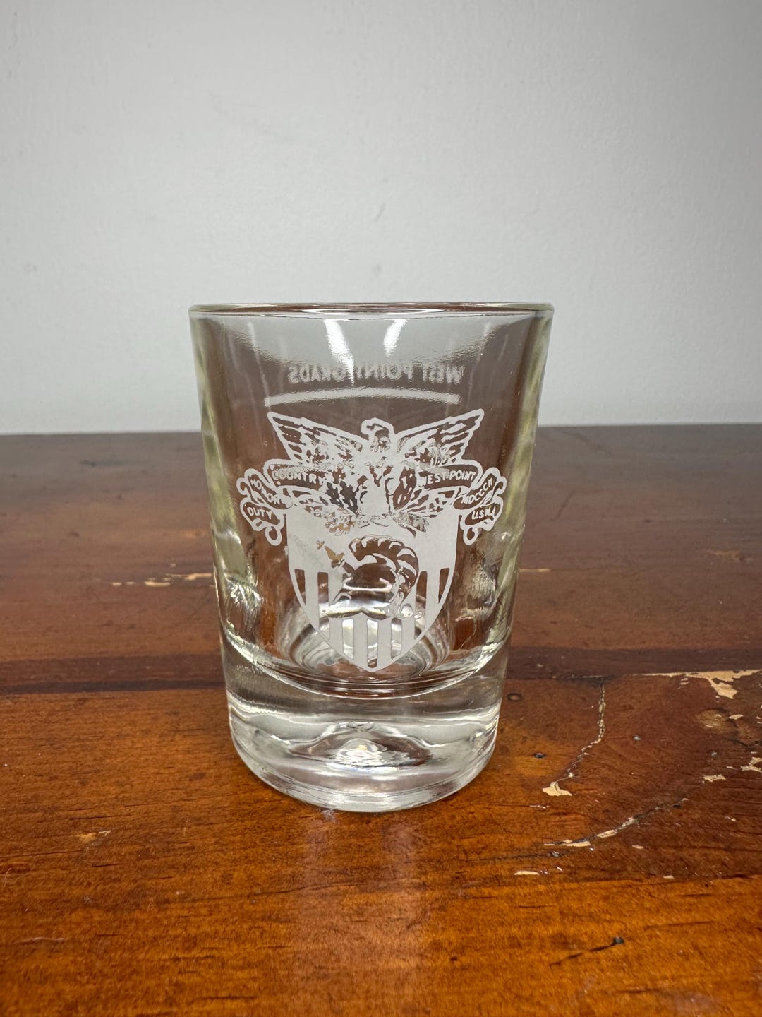 West Point Crest Whiskey Long Shot Glass - Etsy