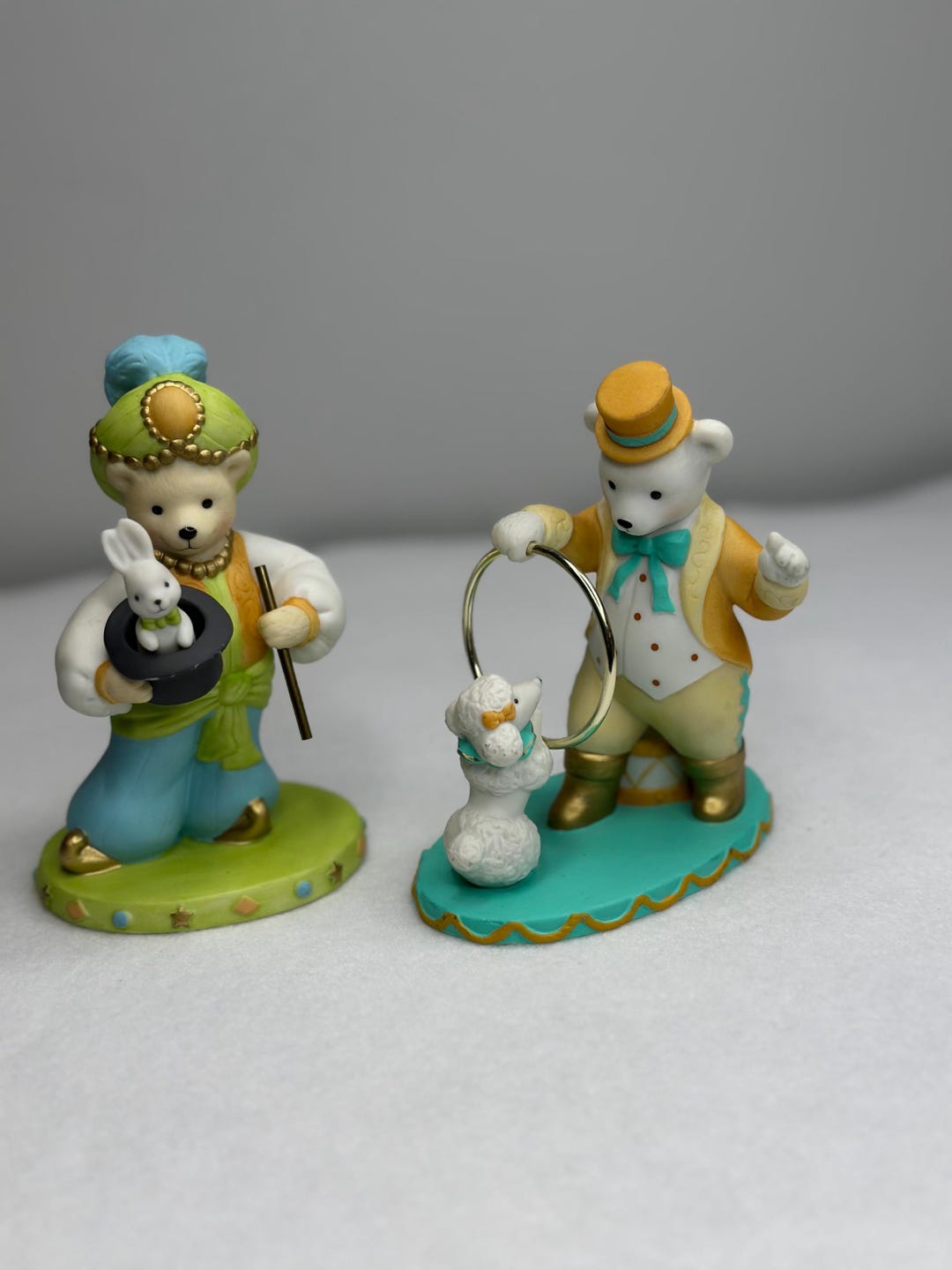 Vintage Avon Circus Bears Figurines 1993 Set of 2 - Etsy