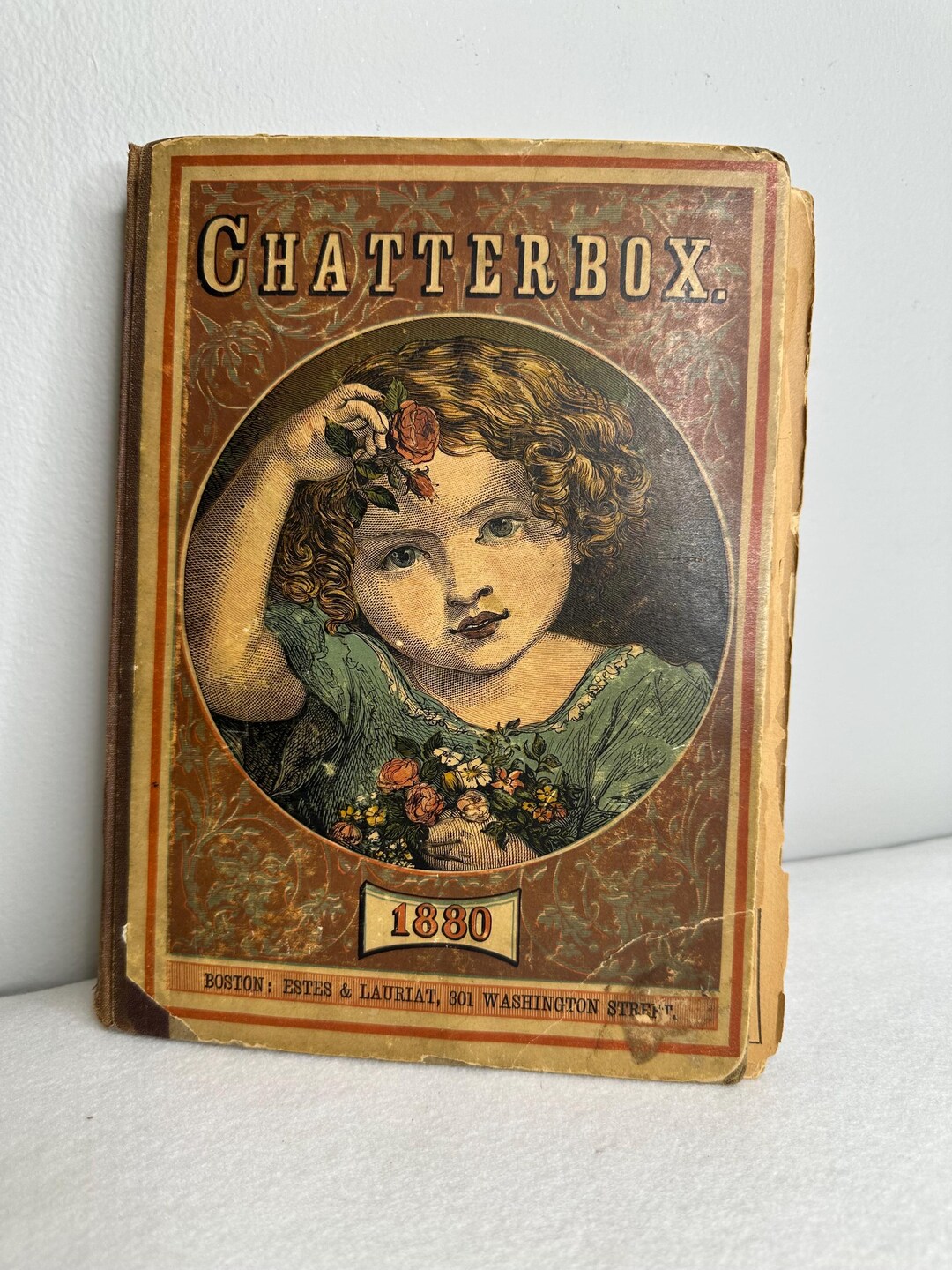 Antique CHATTERBOX 1880 Book Children/animals/people - Etsy