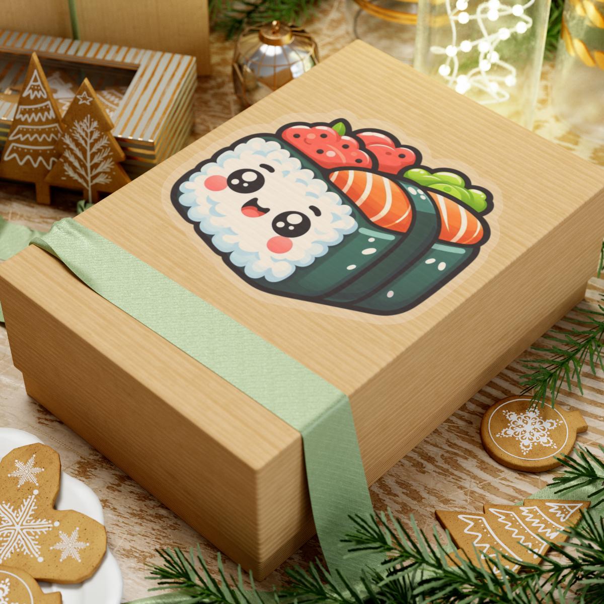 Sushi Roll Stickers - Cute Sushi Roll Design - Etsy