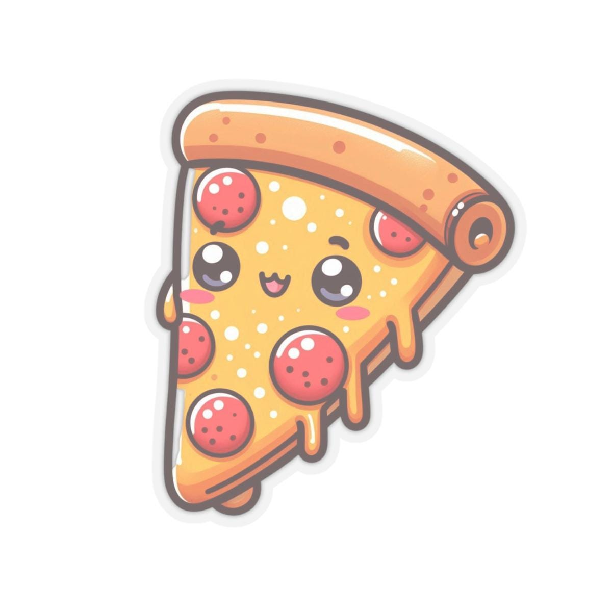 Cute Pizza Stickers Cute Pizza Design - Etsy