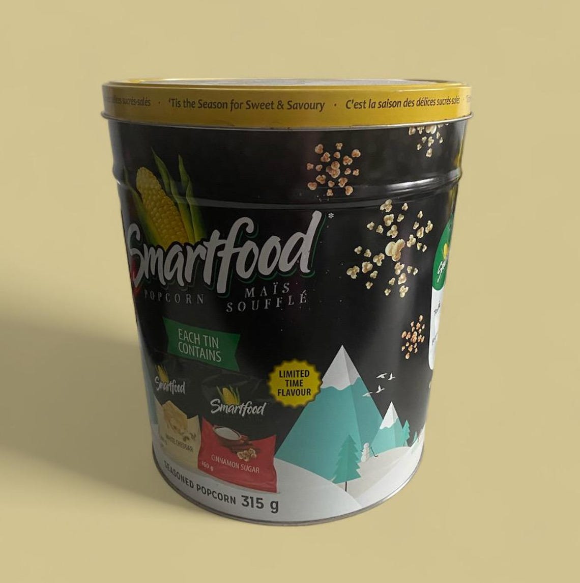 Smartfood Popcorn TINS Cheddar & Cinnamon. - Etsy