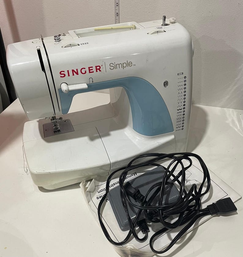 Vintage Singer Simple 3116 Portable Electric Sewing Machine - Etsy