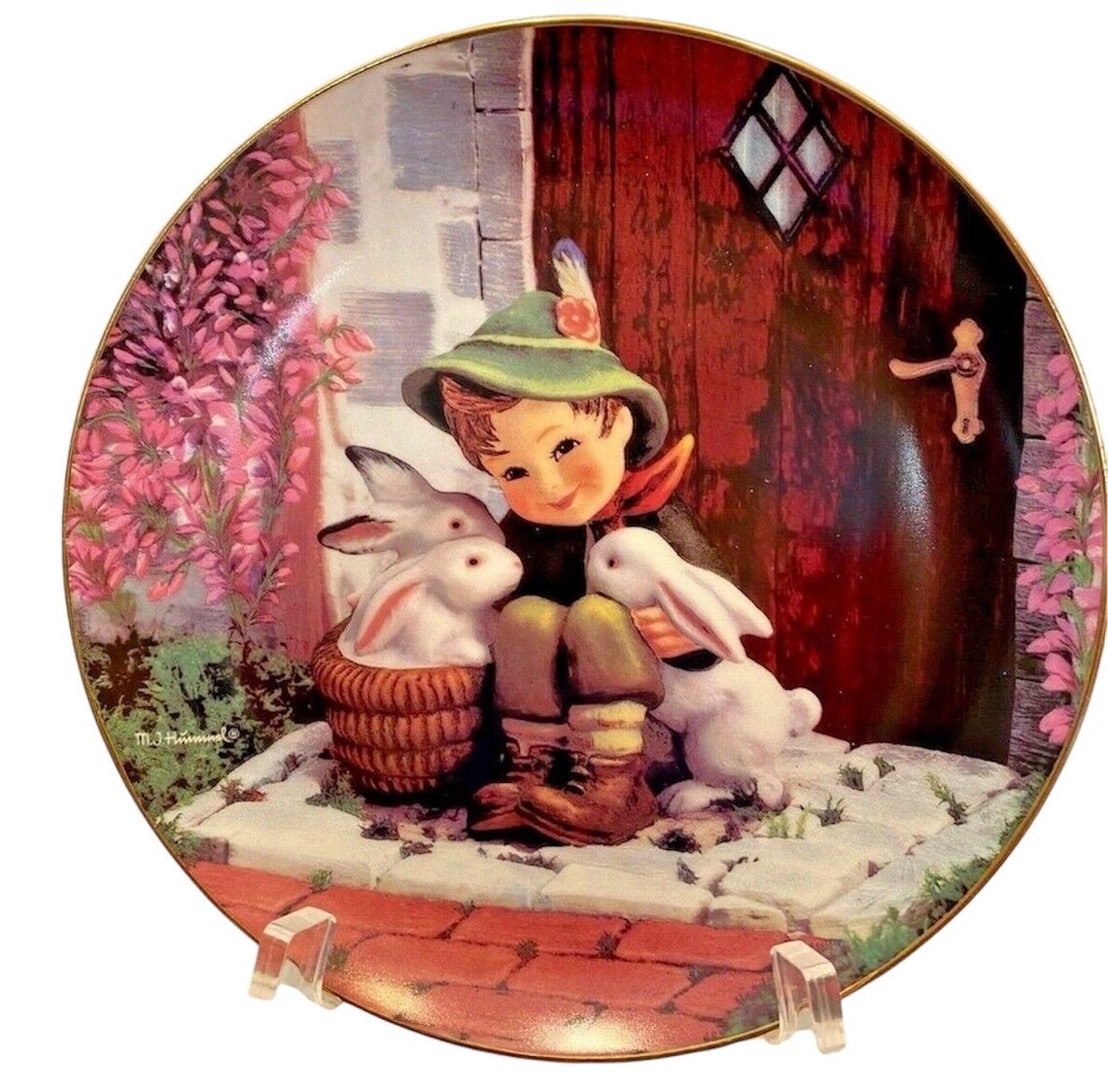 M.j.hummel-danbury Mint Plates "playmates" Plate # YA1233 Gentle ...