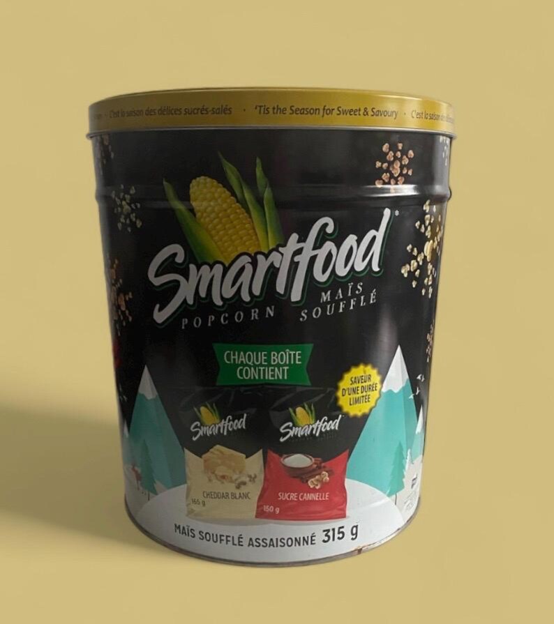 Smartfood Popcorn TINS Cheddar & Cinnamon. - Etsy