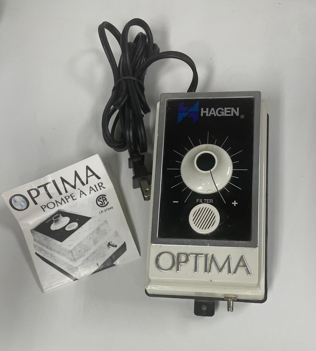 Hagen Optima Air Pump, Aeration for Aquariums. Model: A-807 - Etsy