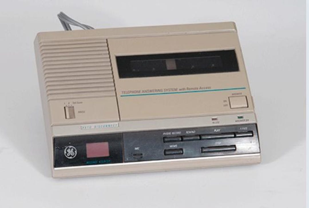 Vintage General Electric Answering Machine - Etsy