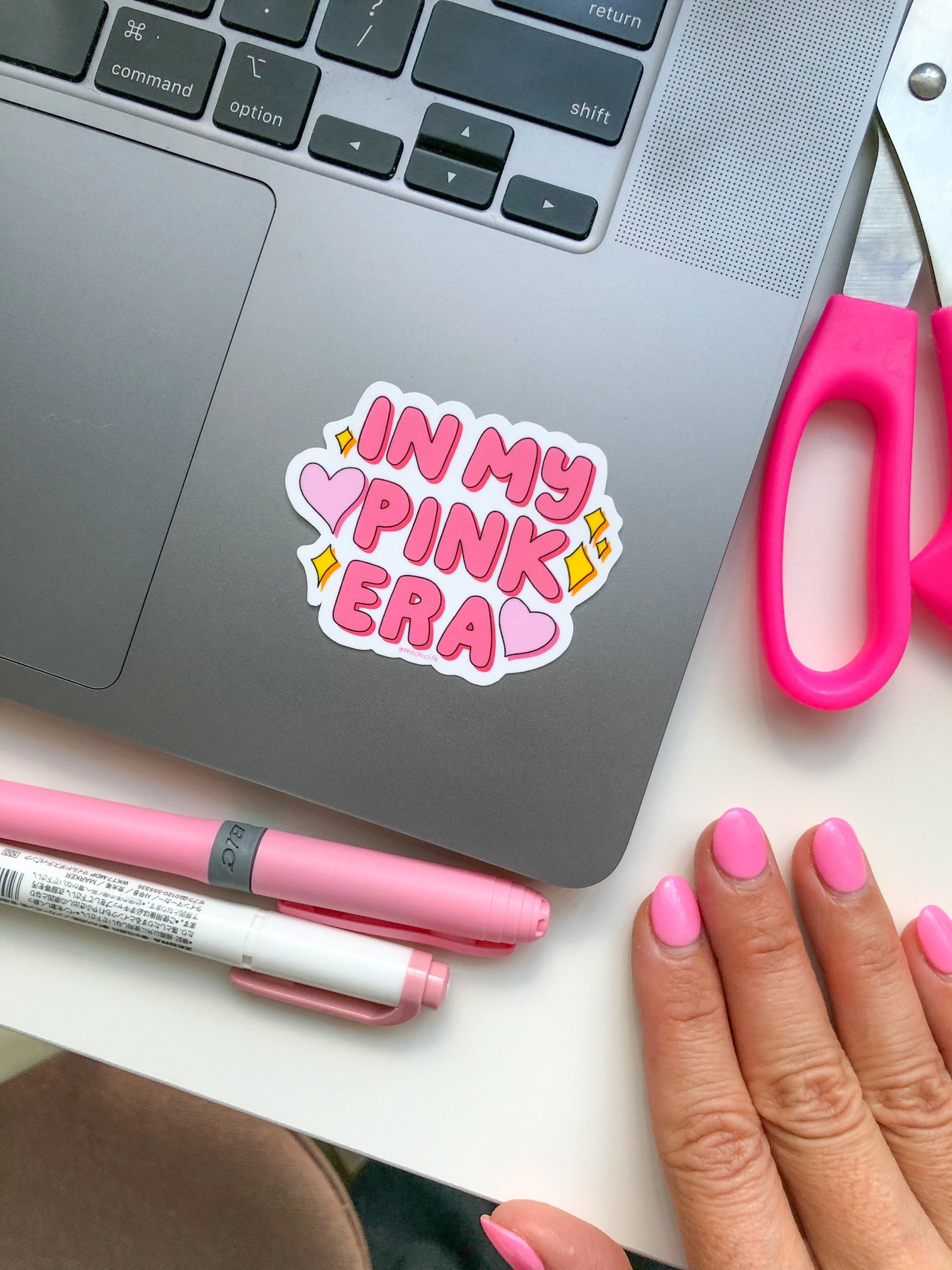 In My Pink Era Sticker | Water Bottle Sticker | Cute Sticker for Laptop ...
