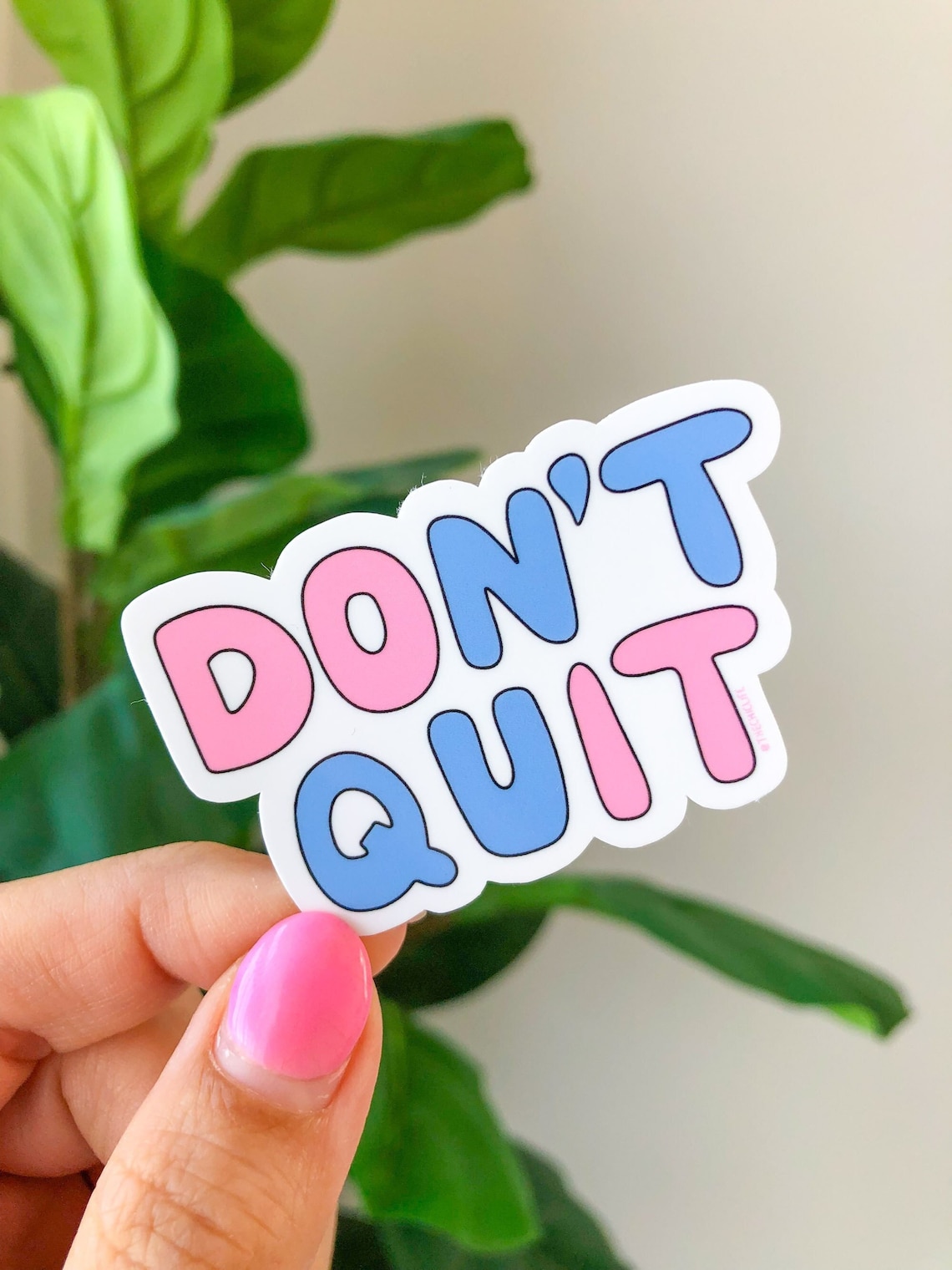 Don't Quit (do It) Sticker | Water Bottle Sticker | Cute Sticker for ...