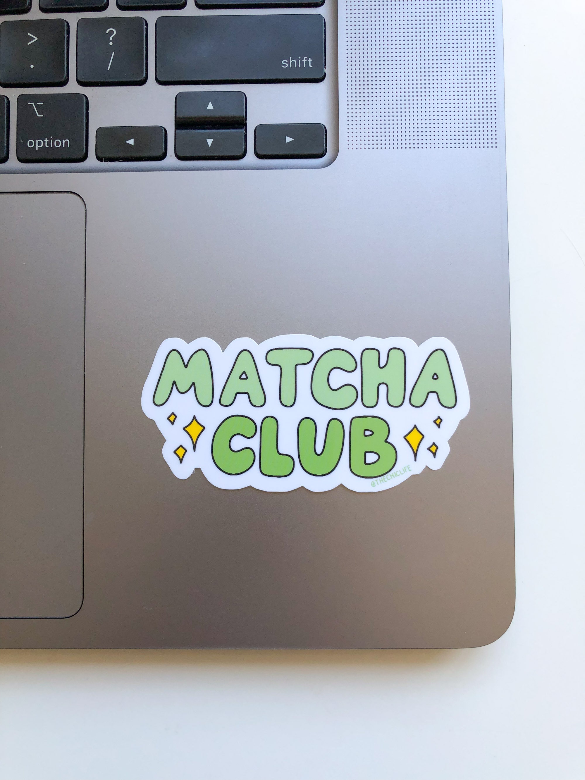Matcha Club Sticker Water Bottle Sticker Cute Stickers for Laptop ...