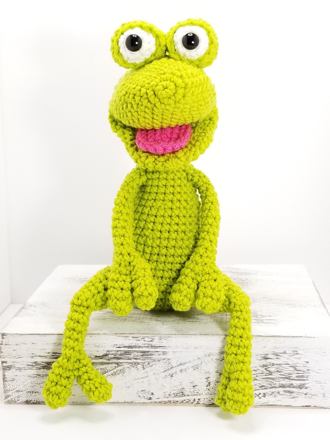 Crochet Frog Puppet pattern - Etsy