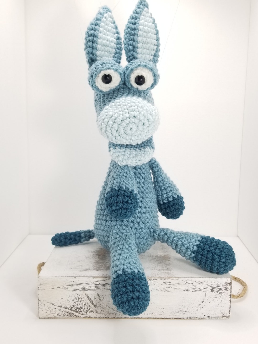 Crochet Donkey Puppet pattern - Etsy