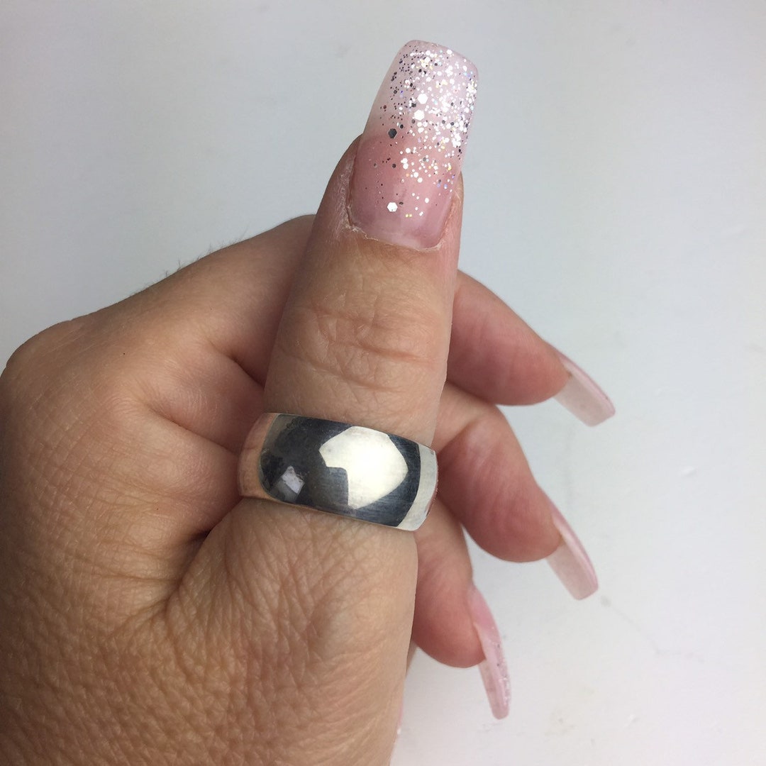 VINTAGE Sterling Silver Modernist Mod Ring - Etsy