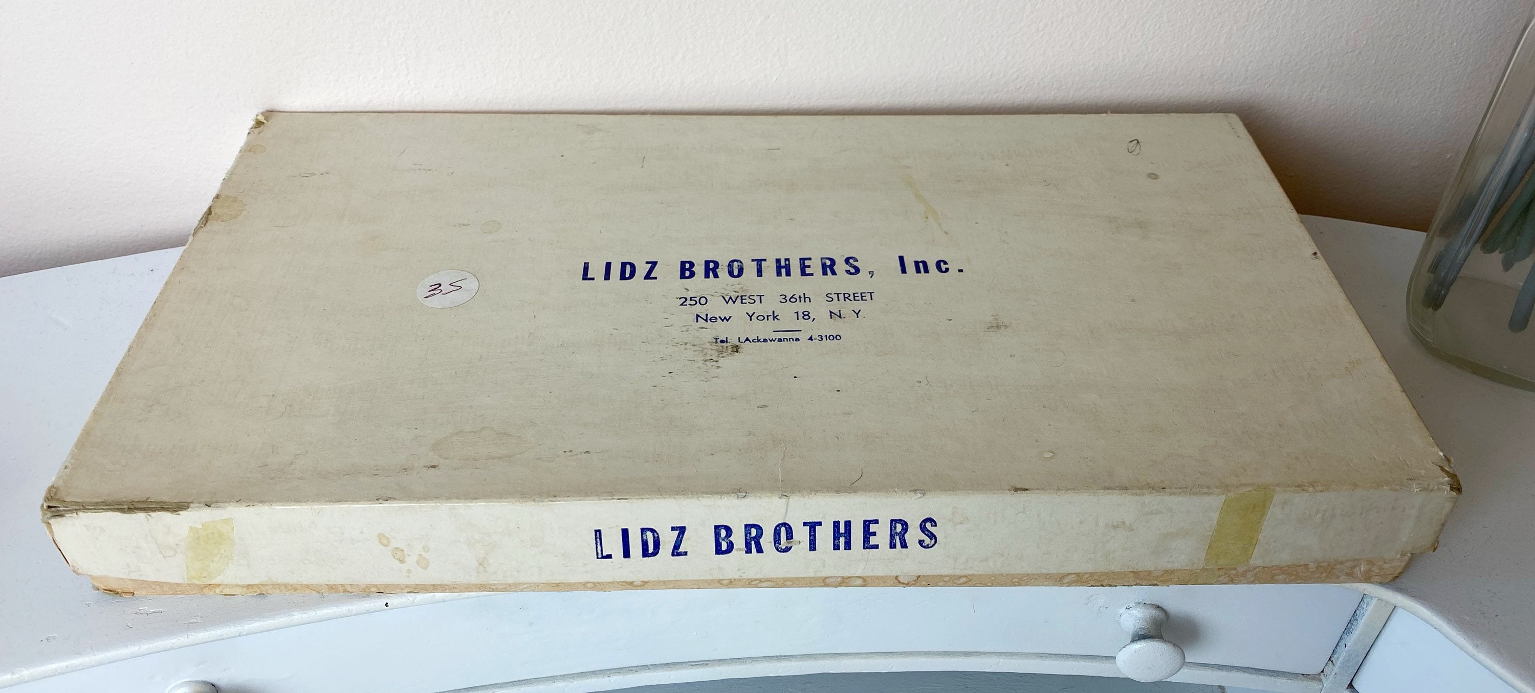 Vintage Lidz Brothers Button Set Original Display Box Salesman ...