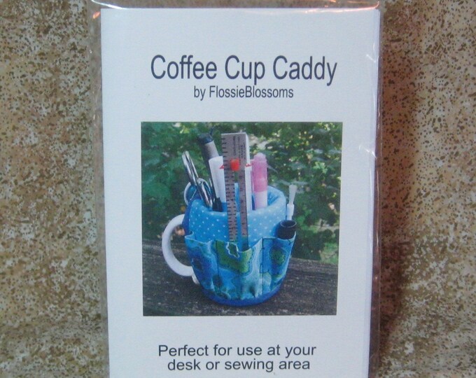 Pattern for Coffee Cup Caddy Full Sized Pattern Pieces and Instructions ...