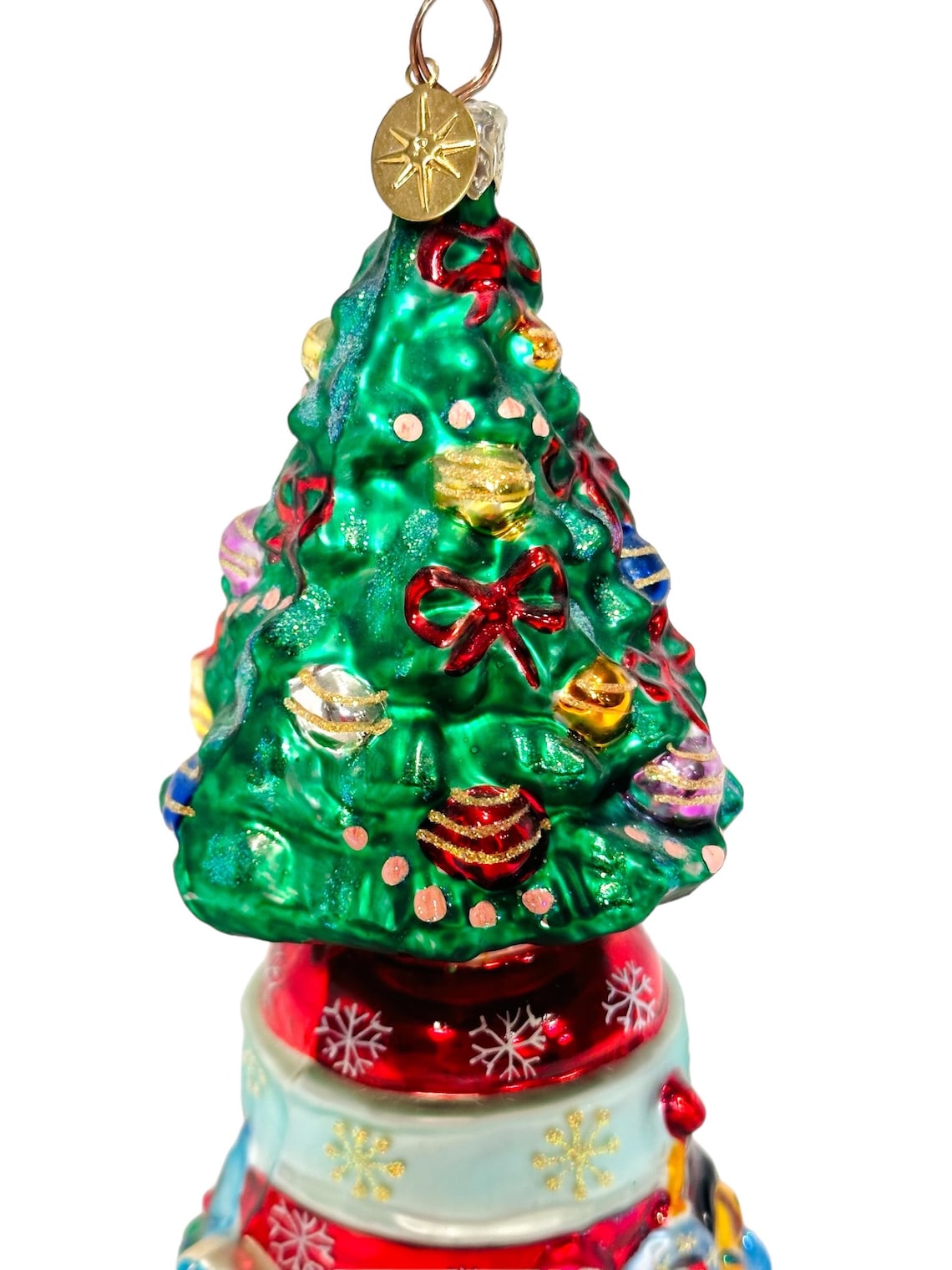 Christopher Radko 2001 O'tannenbell Jr. Tree Bell Glass Christmas ...