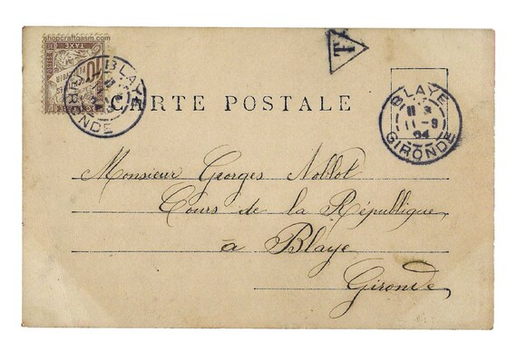 French Ephemera Postcards Set of 20 | Etsy