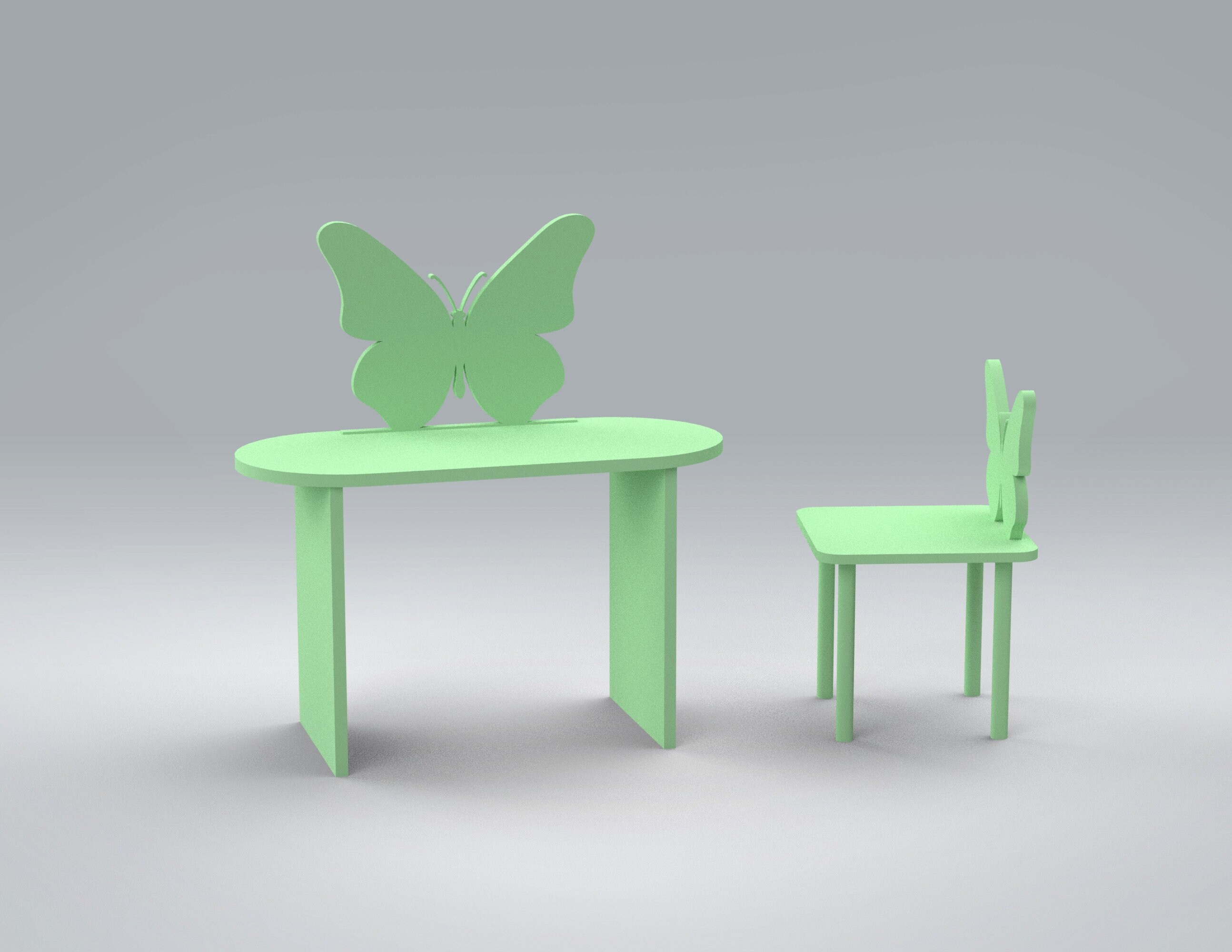 Kids Chair& Table Butterfly, Kids Gift Furniture - Etsy