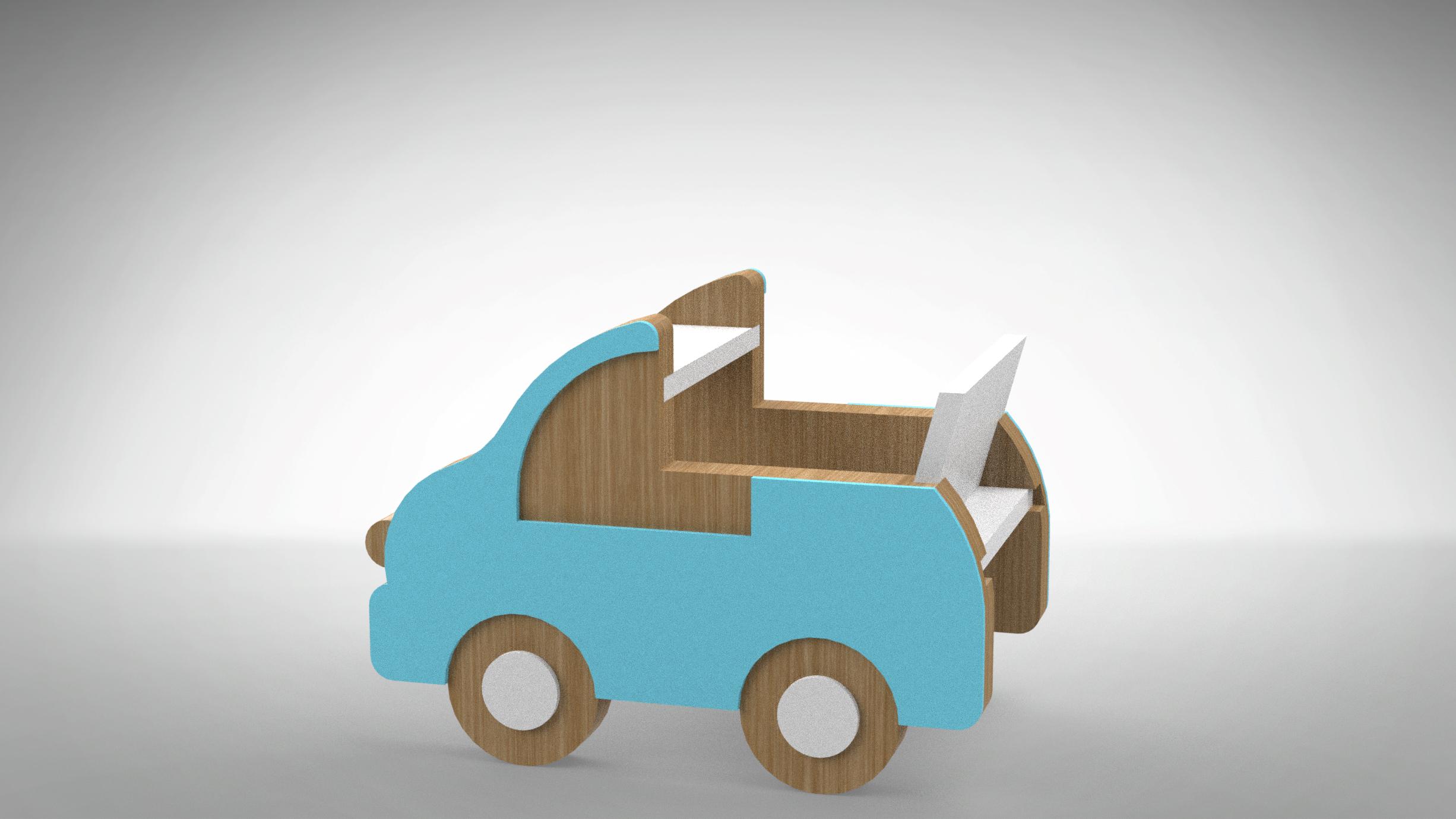 Digital Car-themed Stool and Table Set Design - Etsy