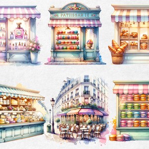 Watercolor Paris Clipart Bundle, Clipart for Commercial Use, France ...