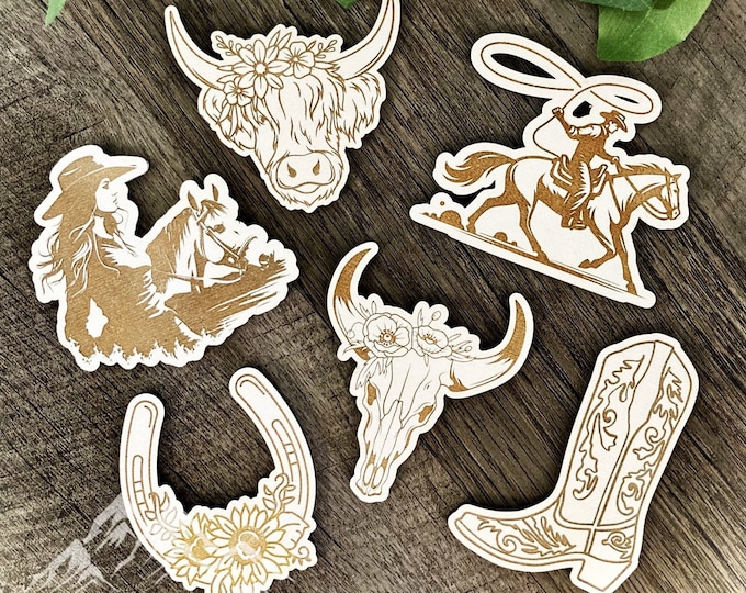 Cowboy Cowgirl Boot Magnet Western, Rodeo, Ranch, Country Dancing ...